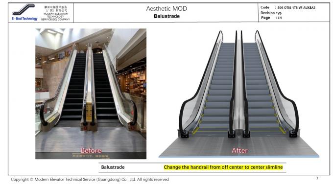 506 Escalator Modernization Package Remaining Truss Renovation Indoor Escalator