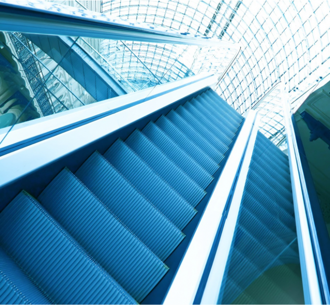 Width 1000 Moving Walk Escalator OEM Shopping Mall Escalator With ...