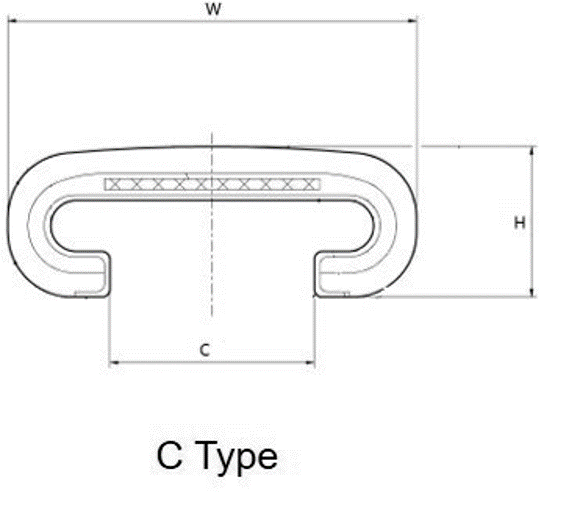 Escalator handrail, C type, polyurethane (NT) handrai, various colors ...
