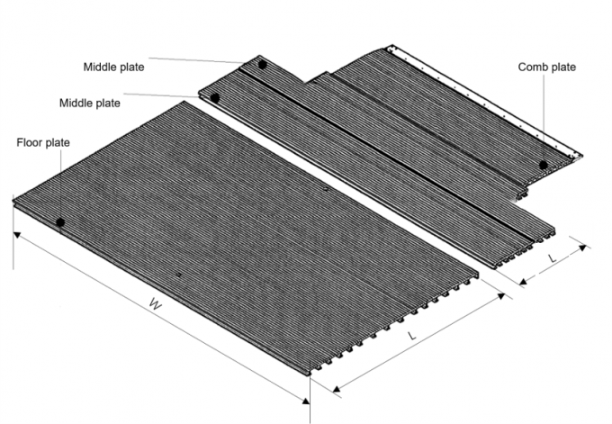Type 800 Escalator Refurbishment CNAS Slip Resistance Escalator Comb Teeth