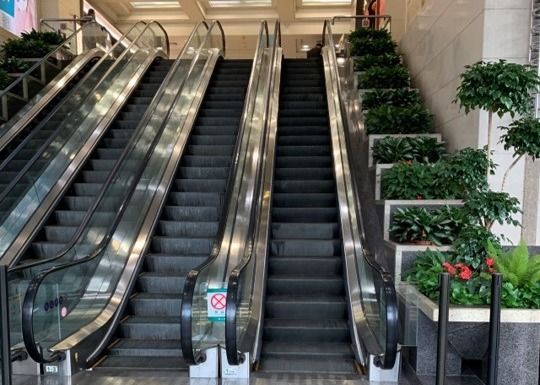 OEM VF Drive Shopping Mall Escalator Stainless Steel Indoor Electric ...