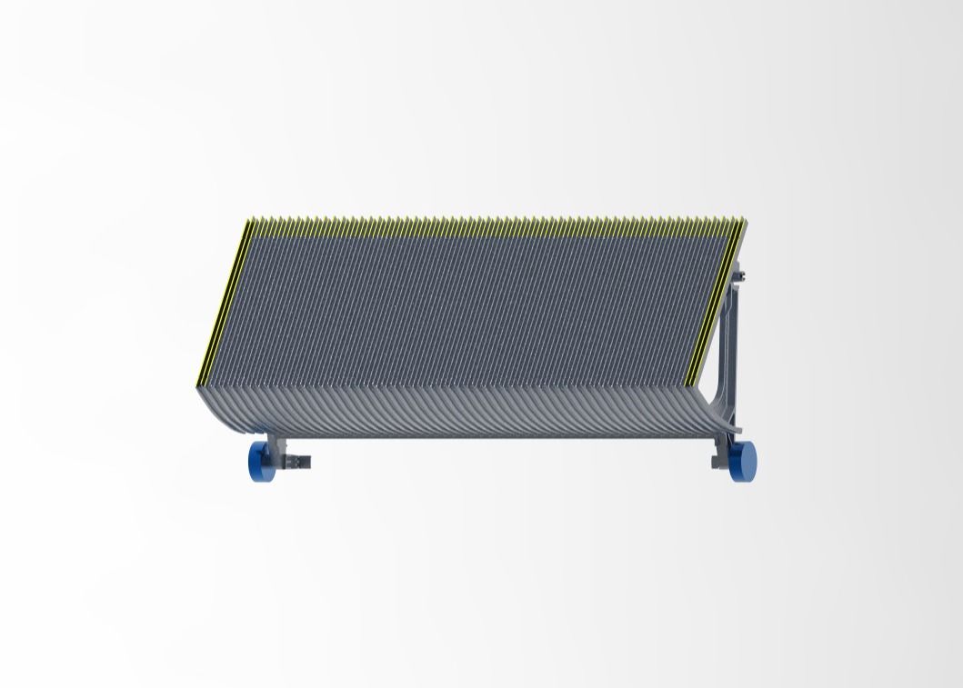 Type 800 Black Escalator Step Escalator Pallets With 3 Sides Yellow ...