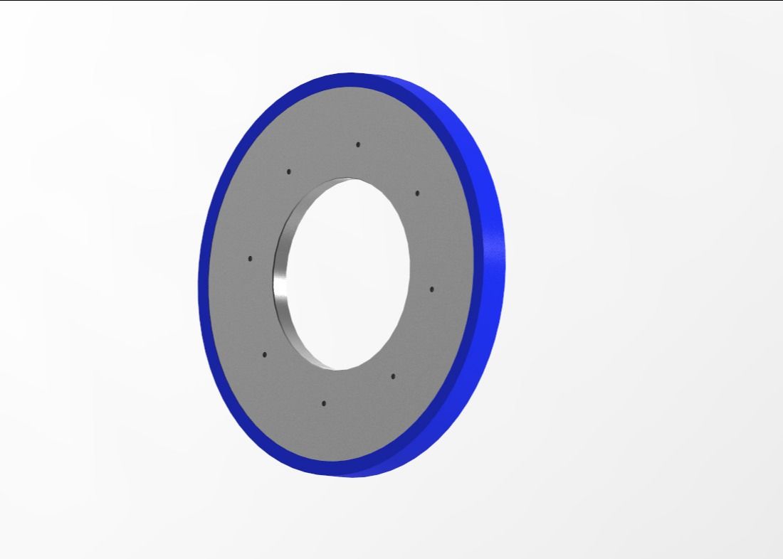 PU Escalator Handrail Drive Friction Wheel Diameter 456 X 35 Escalator ...