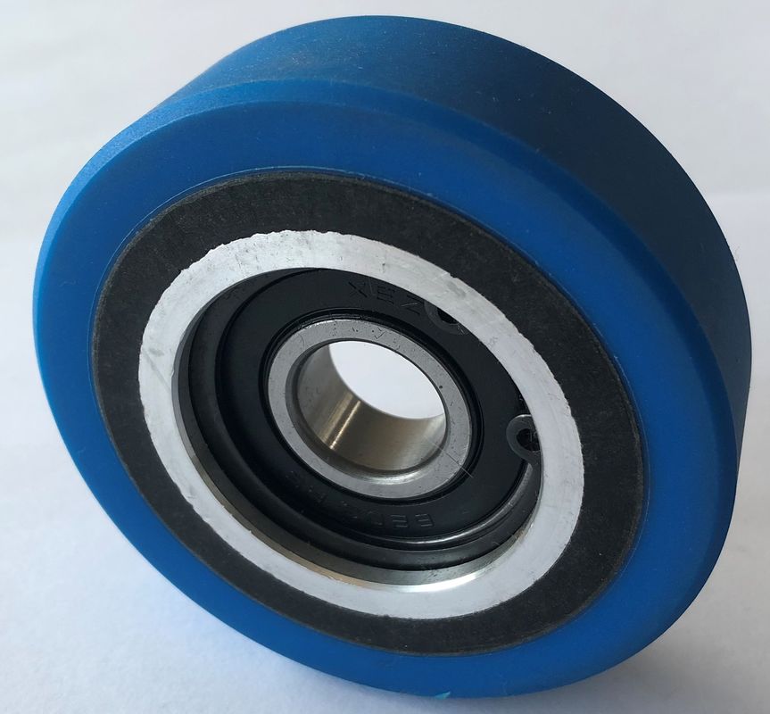 76.2x22 Escalator Step Chain Roller PA Metal Hub Roller Chain Escalator