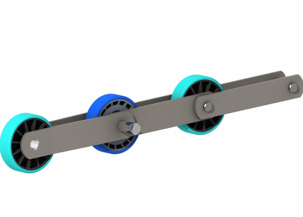 Detachable Escalator Step Chain Step Distance 410.4 Pitch 136 Escalator ...