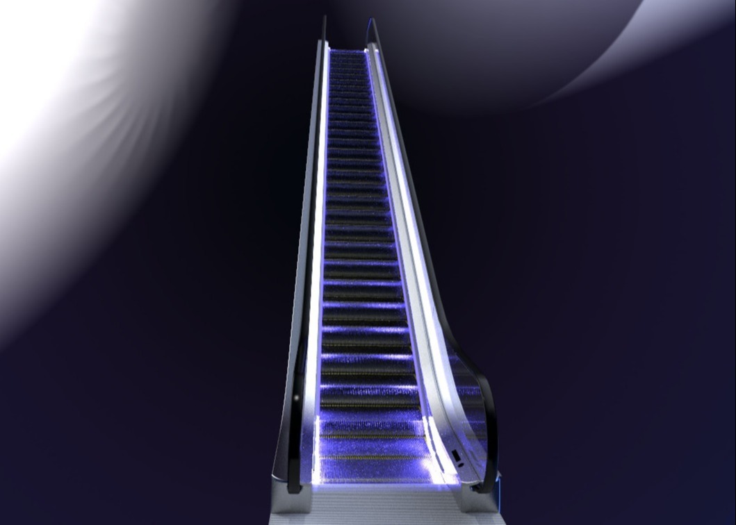 LED Strip for Escalator Balustrade Under Handrail and Skirt Panel Lighting