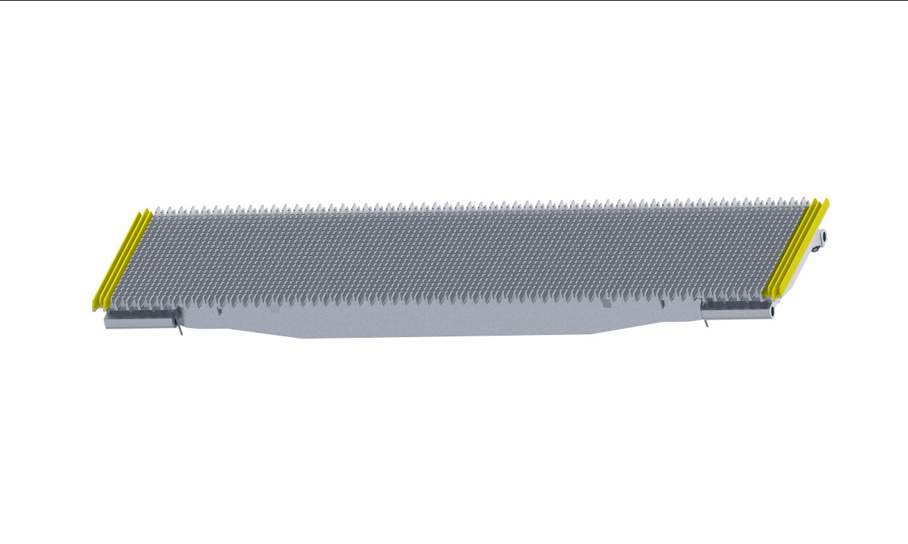 Type 1000 Short Pitch Escalator Step Die Cast Aluminum Pallet Without ...