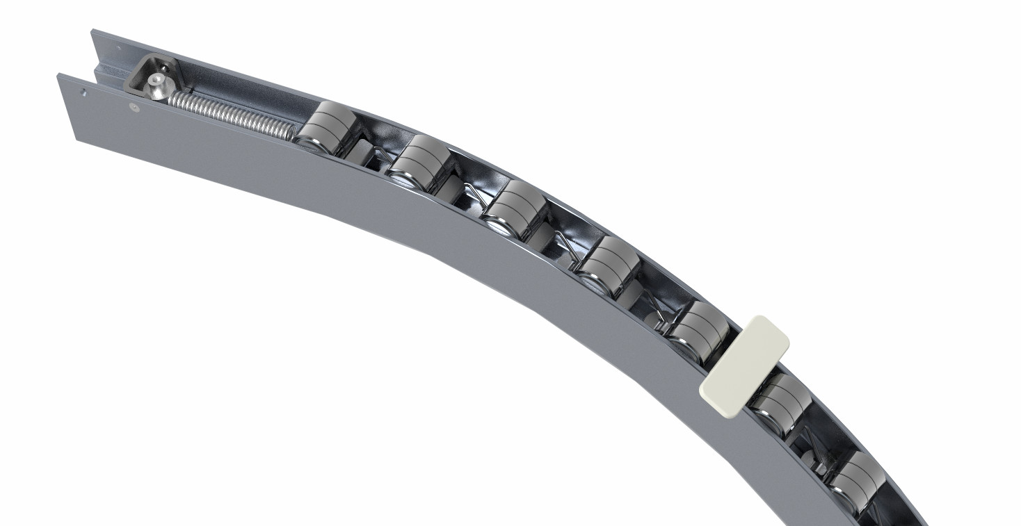 St Escalator Handrail Guide Track Roller Newel St Profile Roller Dia 17 Mm